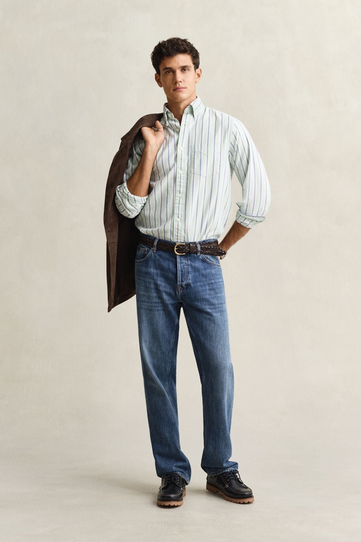 Regular Archive Oxford Stripe Shirt – Gant UAE