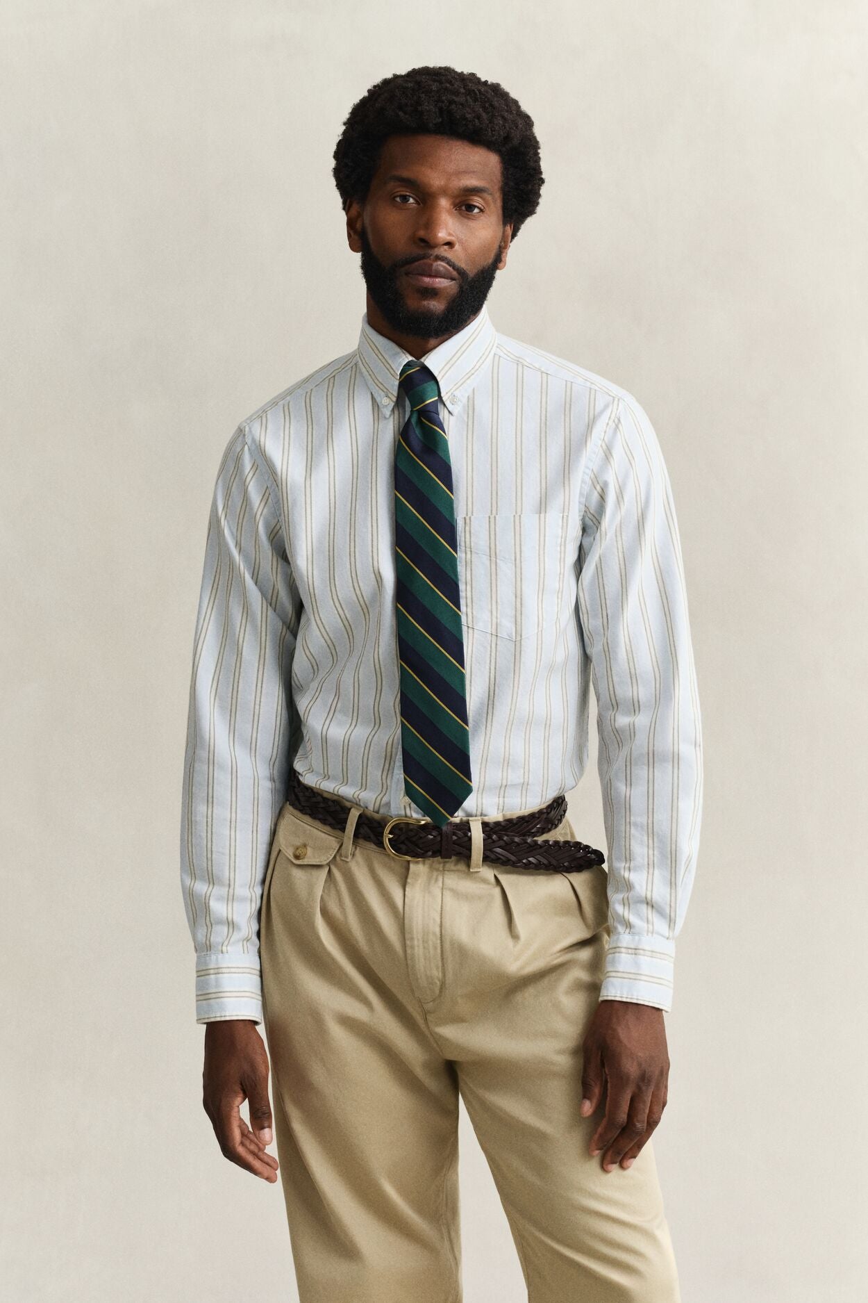 Regular Archive Oxford Stripe Shirt – Gant UAE